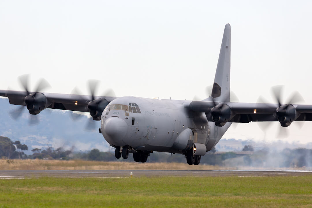 A modified C130-J Hercules proves instrumental in RAAF Tonga mission ...