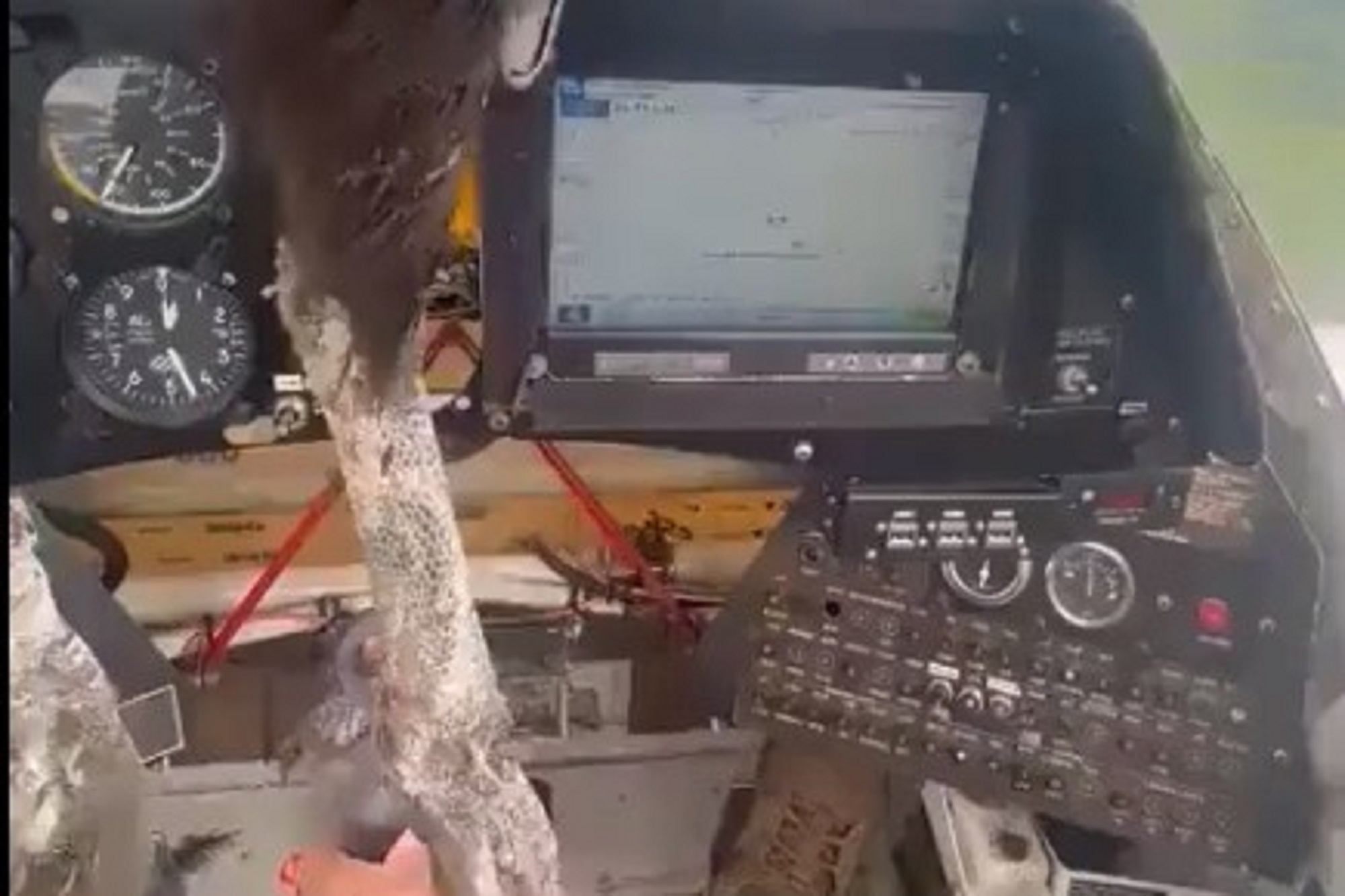 Pilot bloodied after bird crashes through windshield: video