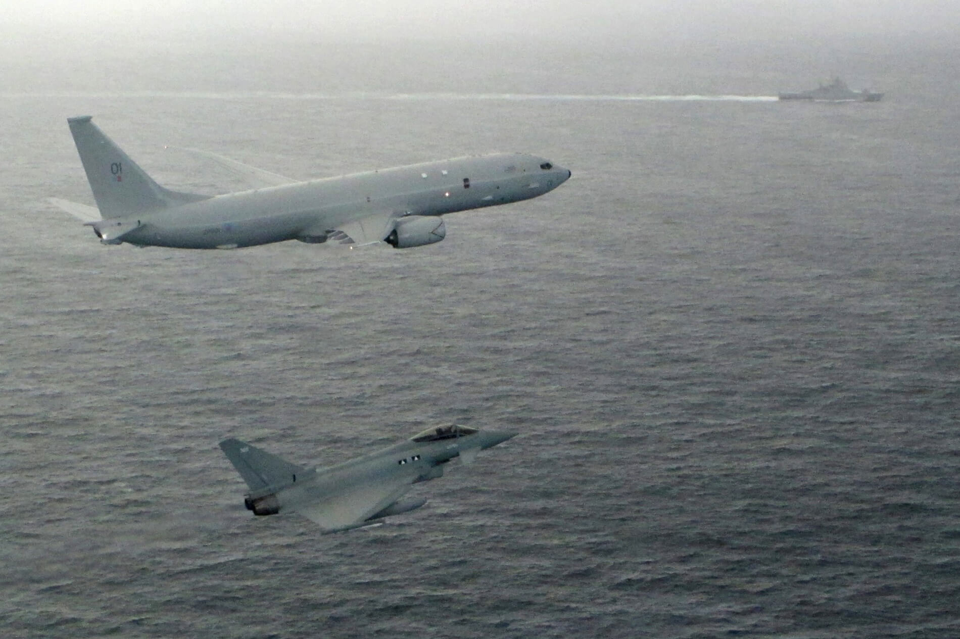 RAF P-8 Poseidon monitors Russian warship for maiden mission - AeroTime