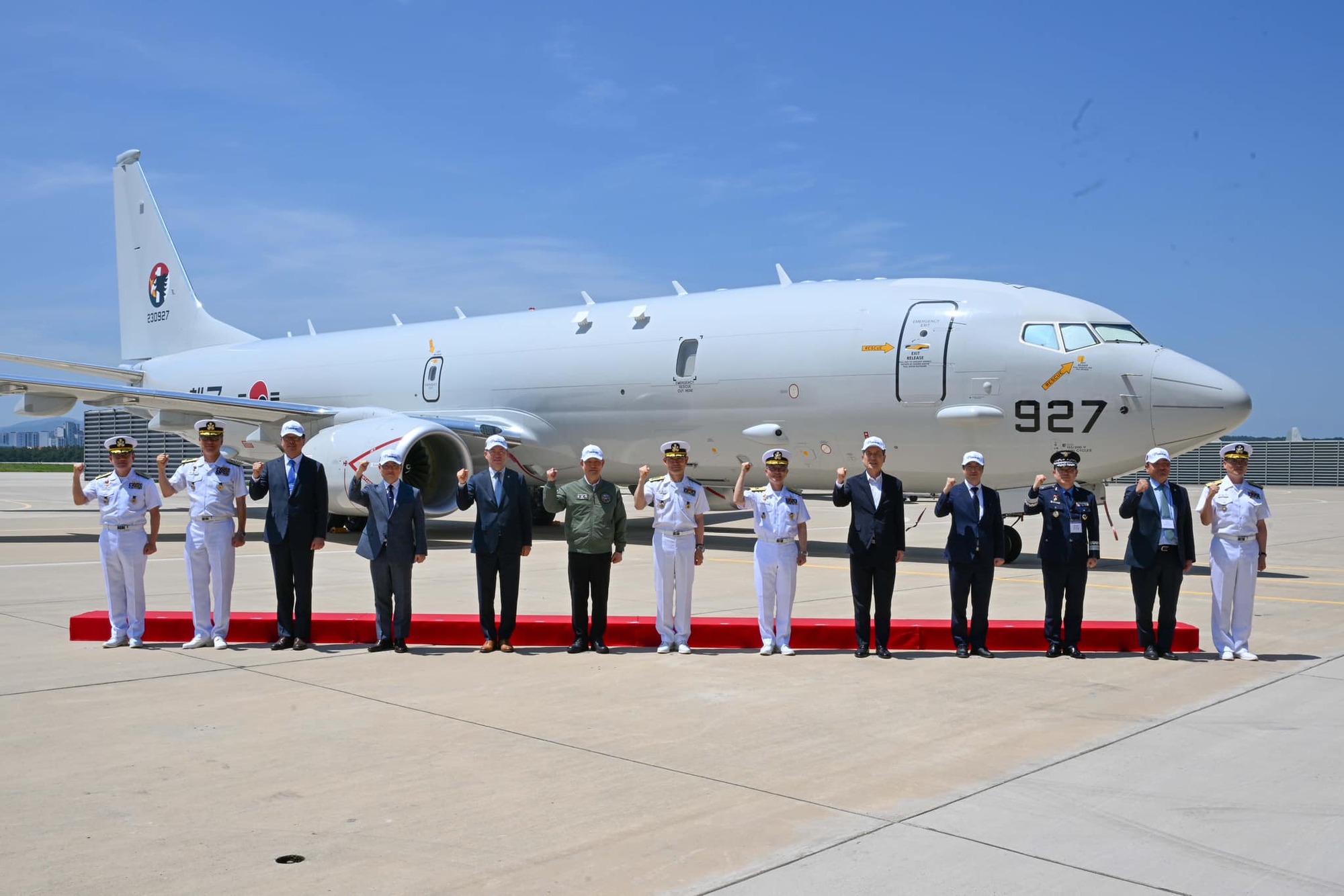 Korean Navy holds ceremony for multi-role P-8A Poseidon