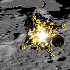 Indian lunar probe successfully lands on Moon: video