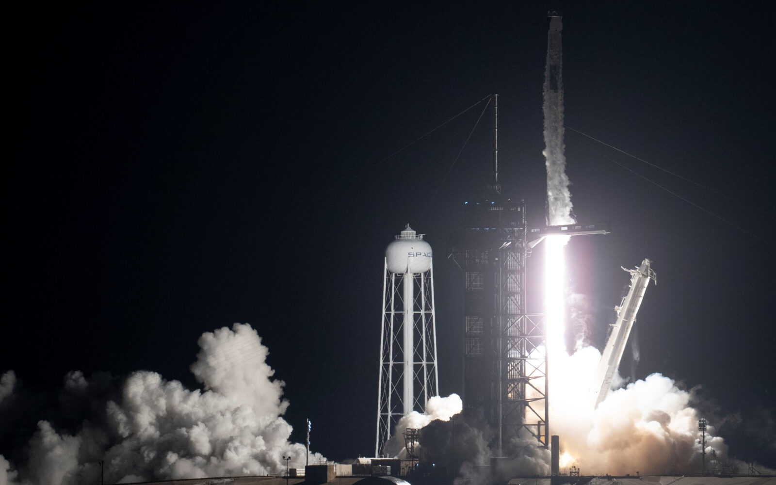 After delays, NASA & ESA astronauts lift-off for ISS aboard SpaceX ...