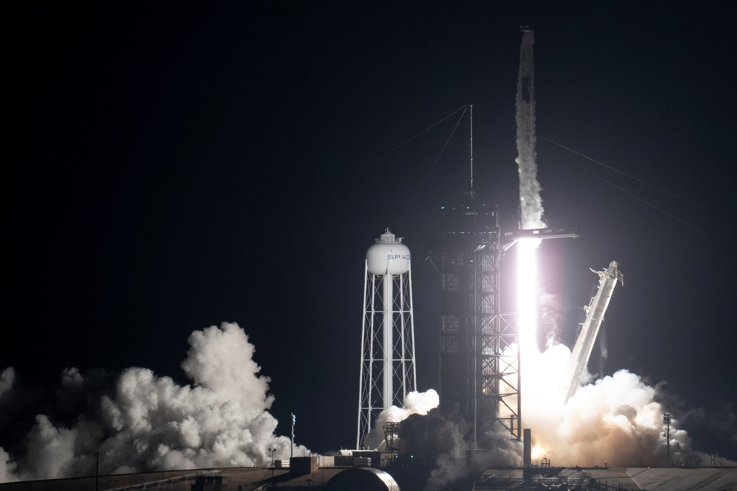 After delays, NASA & ESA astronauts lift-off for ISS aboard SpaceX ...