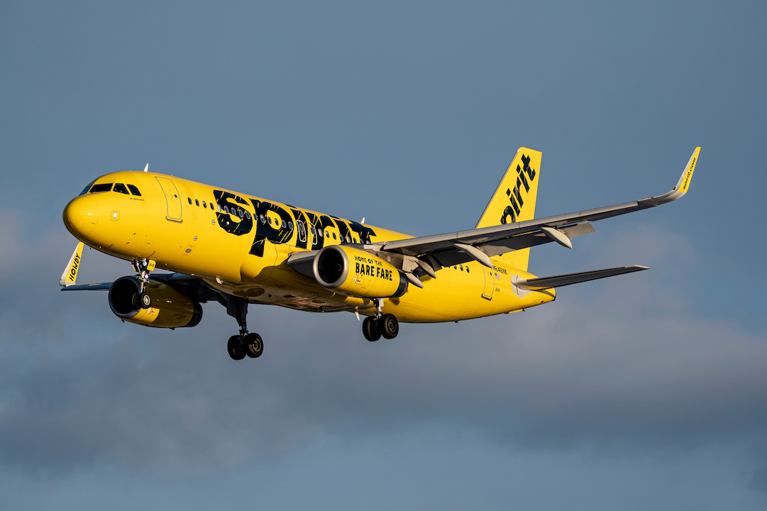 Passengers evacuated after Spirit Airlines plane catches fire due to ...
