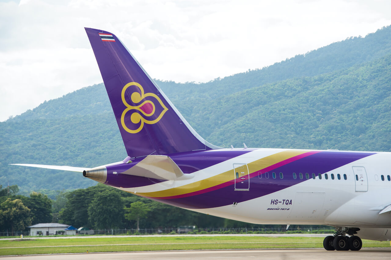 Thai Airways Boeing 787-8 suffers burst tire upon landing in Bengaluru ...