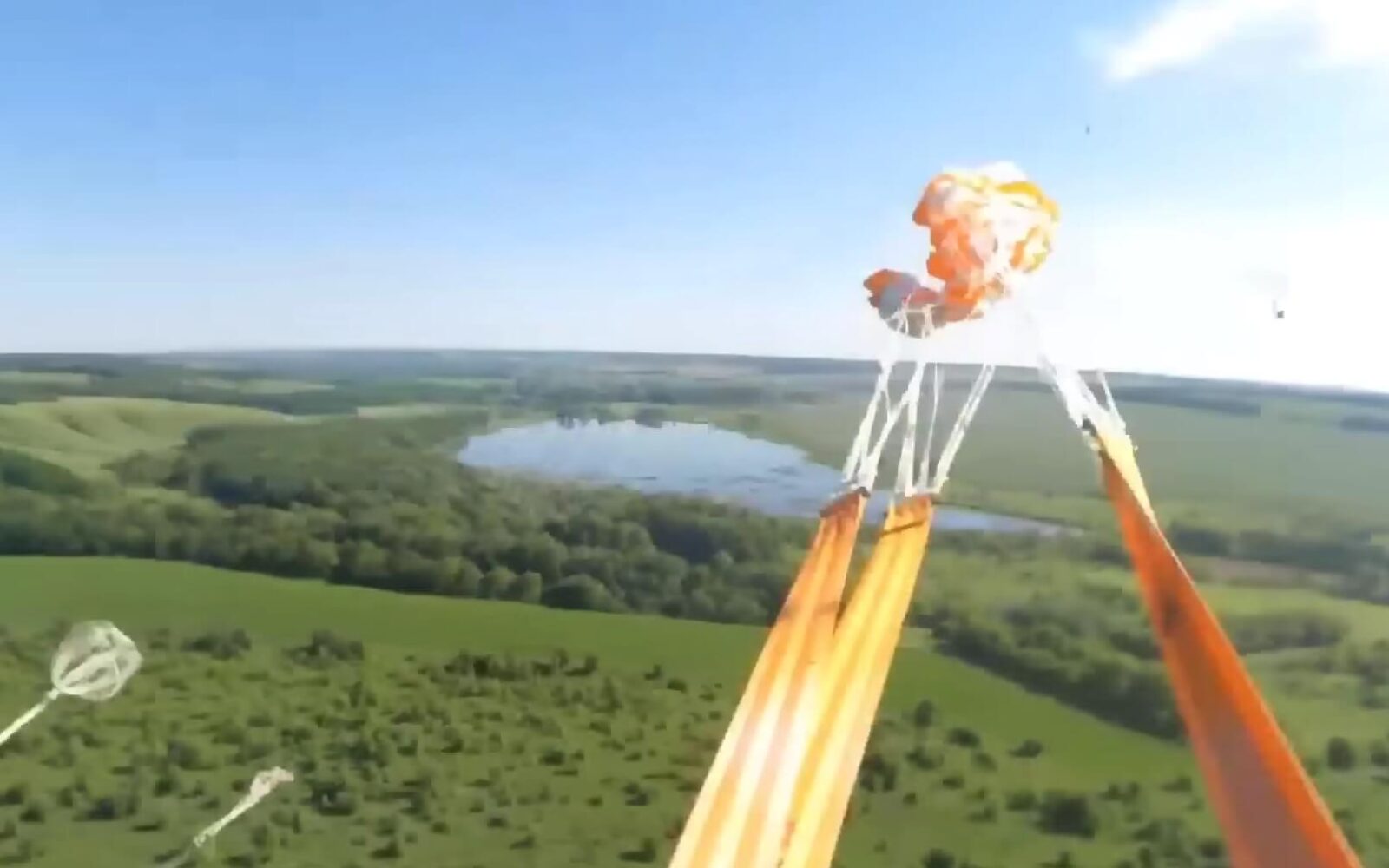 First-person footage shows Russian pilot ejecting from Su-25 attack ...