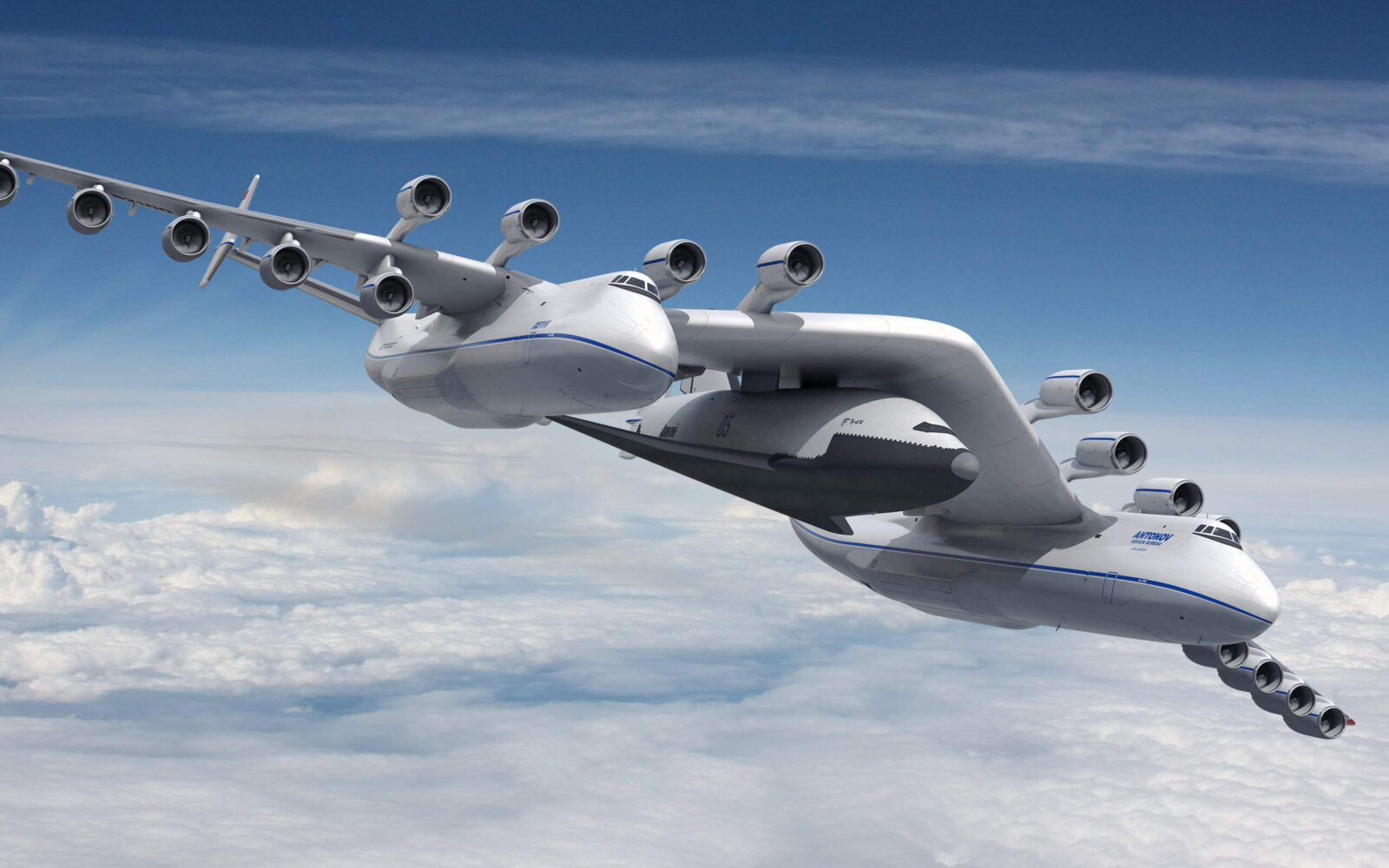 The weird and short story of twin-fuselage An-225 Mriya - AeroTime