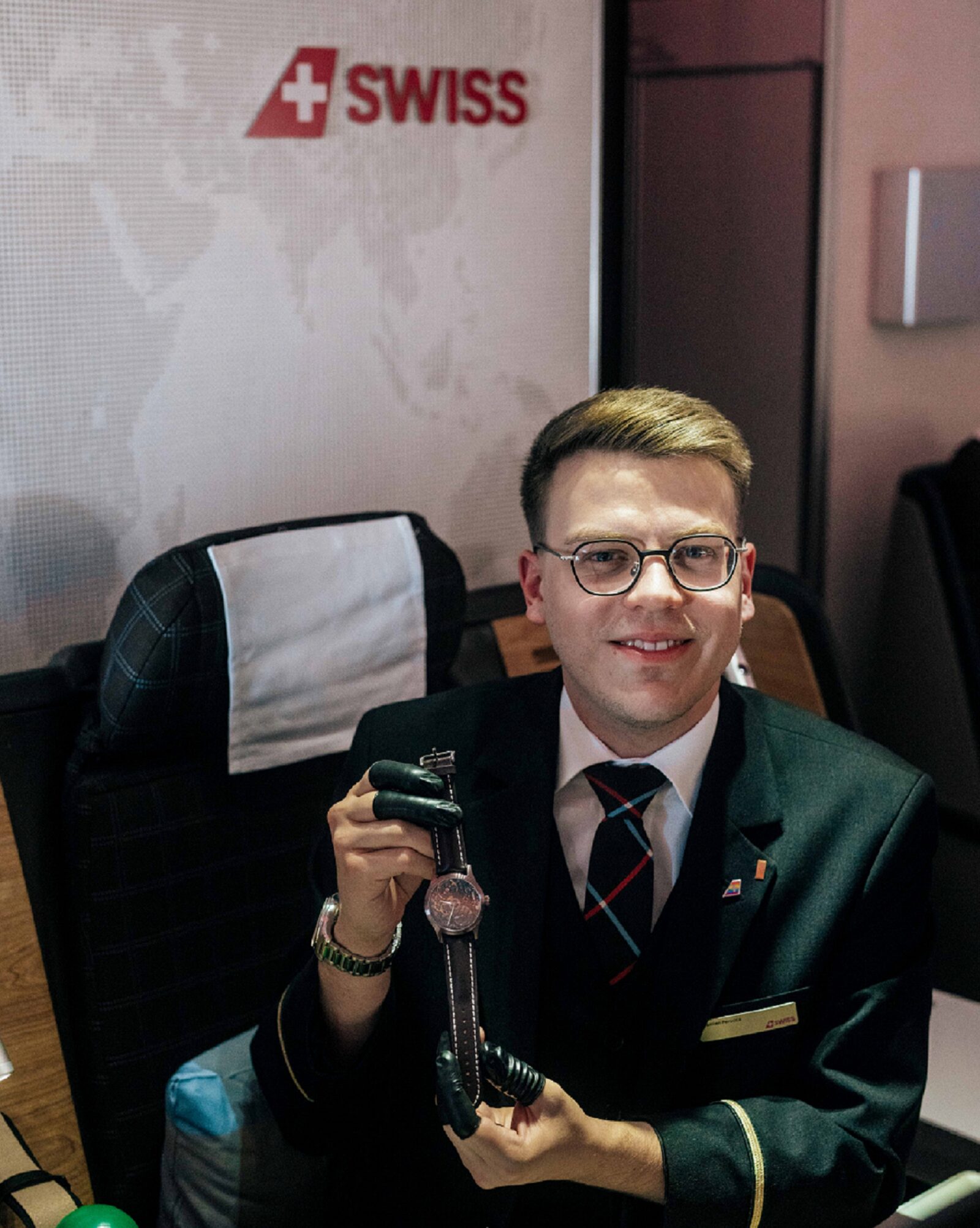 Luxury watch is assembled onboard SWISS A330 - AeroTime