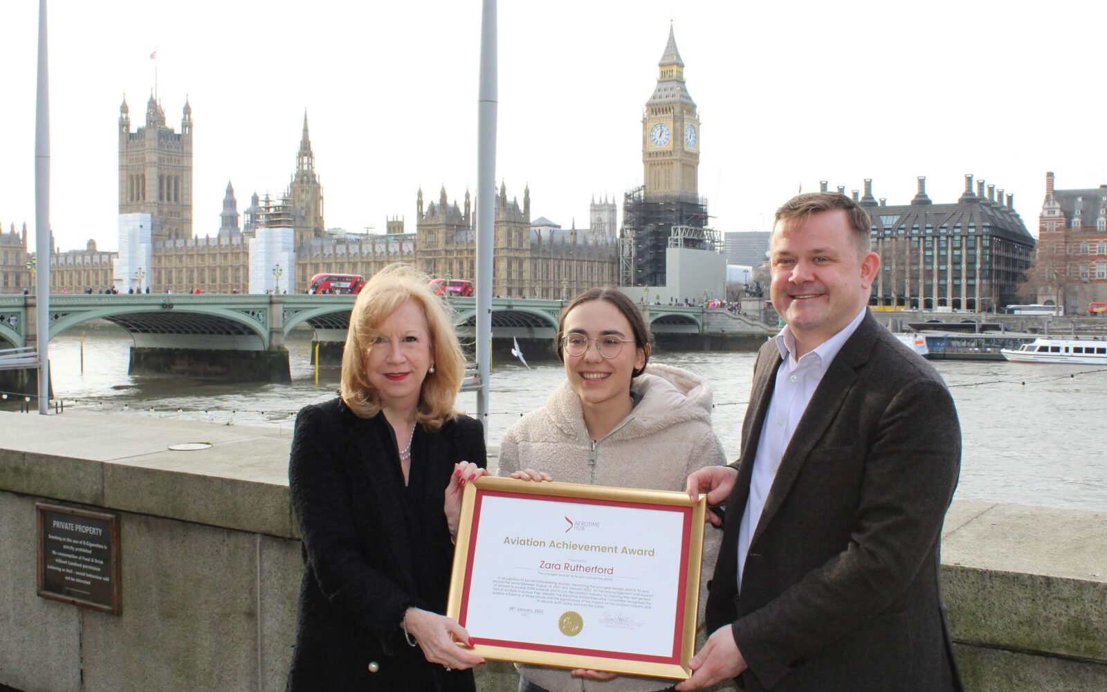 Round-the-world pilot Zara Rutherford receives AeroTime Achievement ...